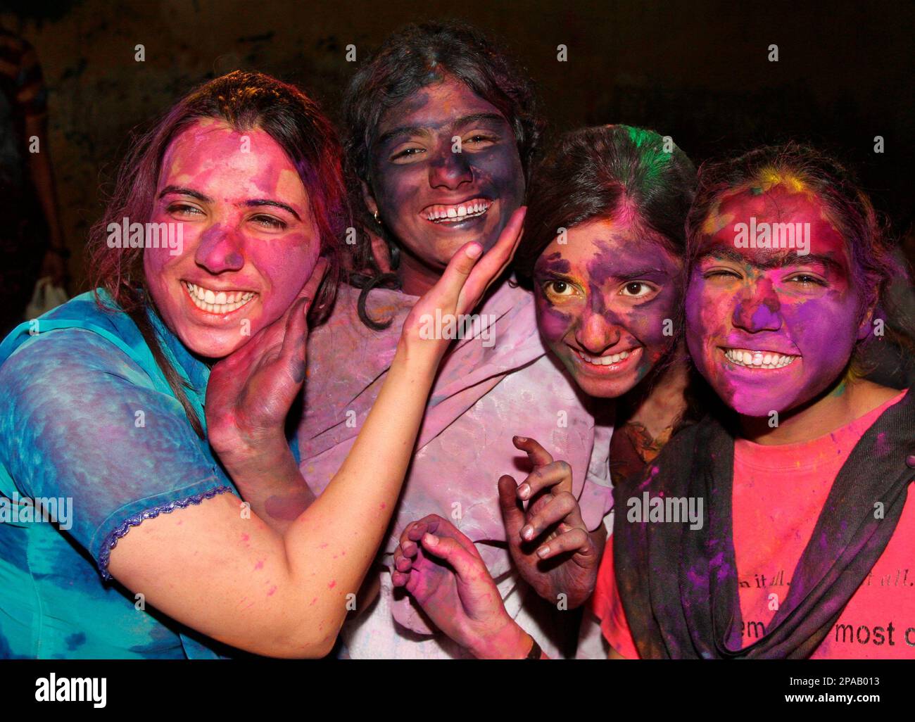 Pakistani Hindus celebrate Holi, the Spring Festival of Colors, in ...
