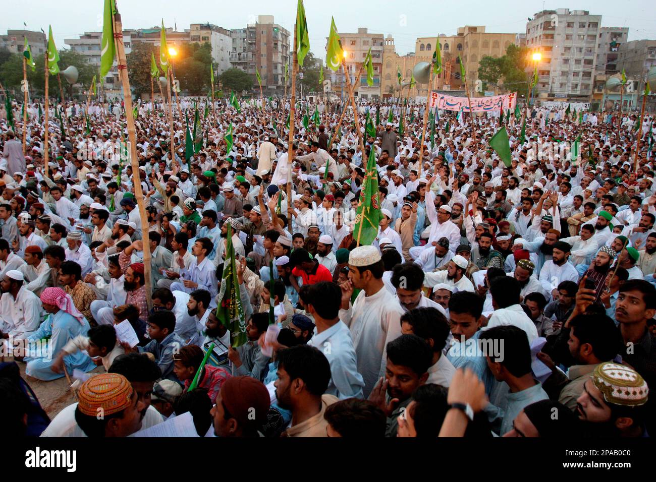 Pakistani Muslims gather to celebrate the Eid-e-Milad-un-Nabi, Prophet ...