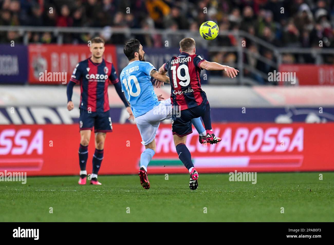 Bologna, Italy. 11th Mar, 2023. Lazioâ€™s Luis Alberto and Bologna's ...