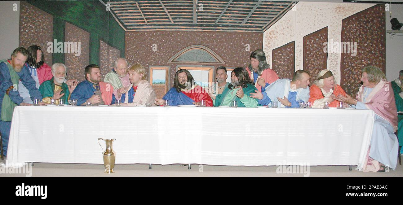 Members of the St Paul United Methodist Church in Searcy portray ...