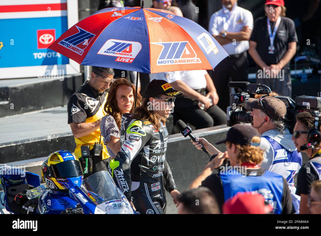 Daytona Beach, FL, USA. 11th March 2023. Podium. 1st Josh Herrin, 2nd ...
