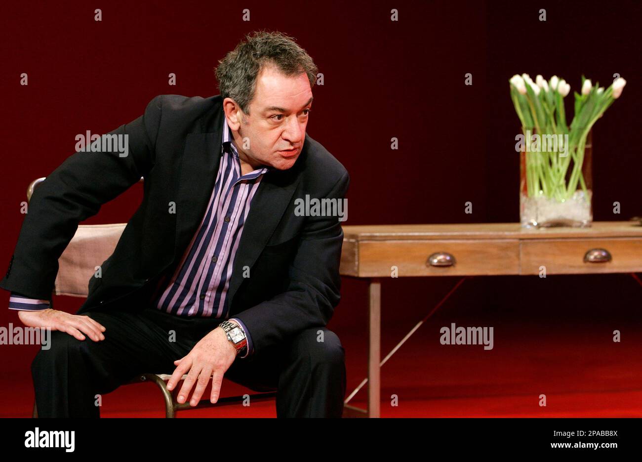 British actor Ken Stott performs a scene from the new play 'God of ...