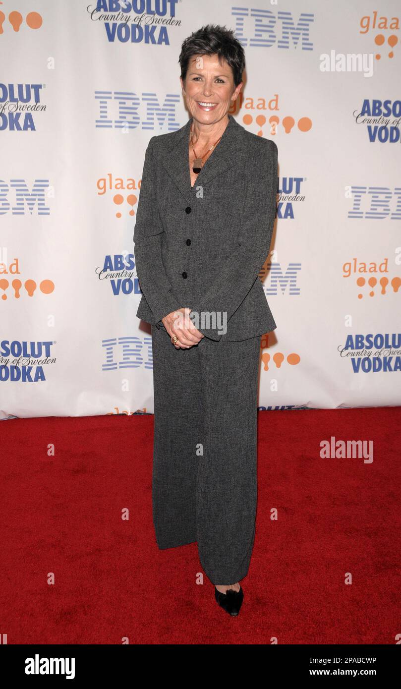 Comedian Kate Clinton arrives at the 19th Annual GLAAD Media Awards at ...