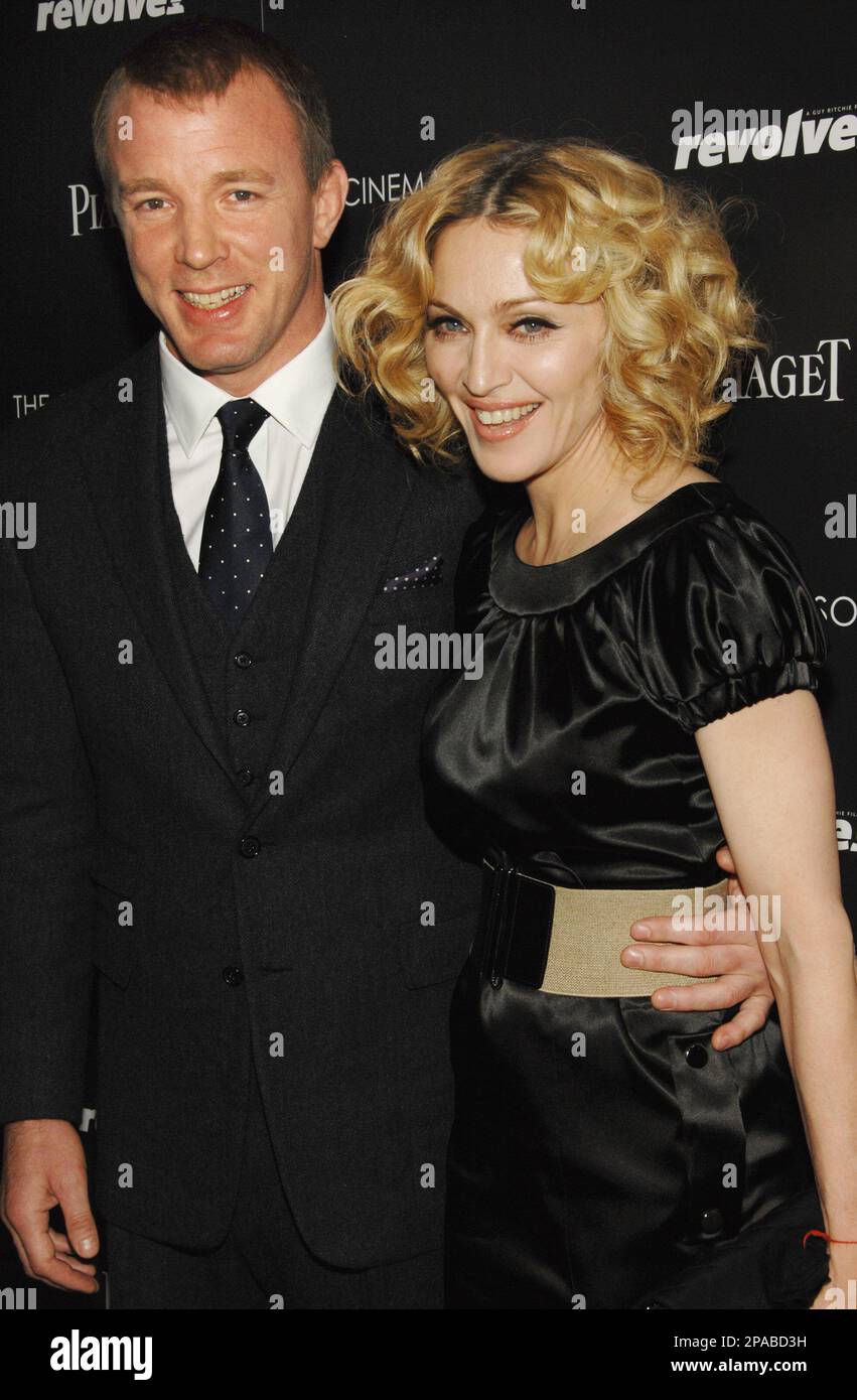 ** FILE ** Director Guy Ritchie and his wife Madonna attend a special ...