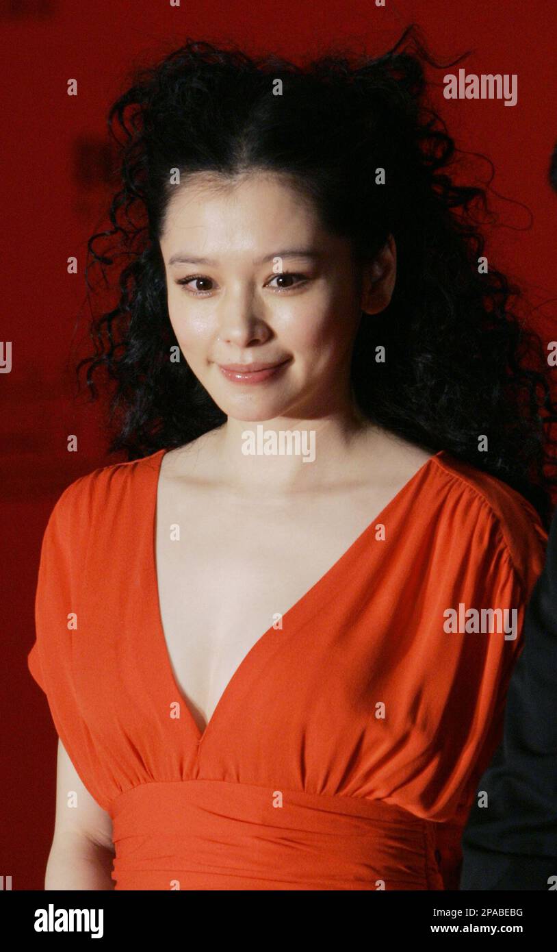 Taiwan actress Vivian Hsu attends the red carpet of the Asian Film ...