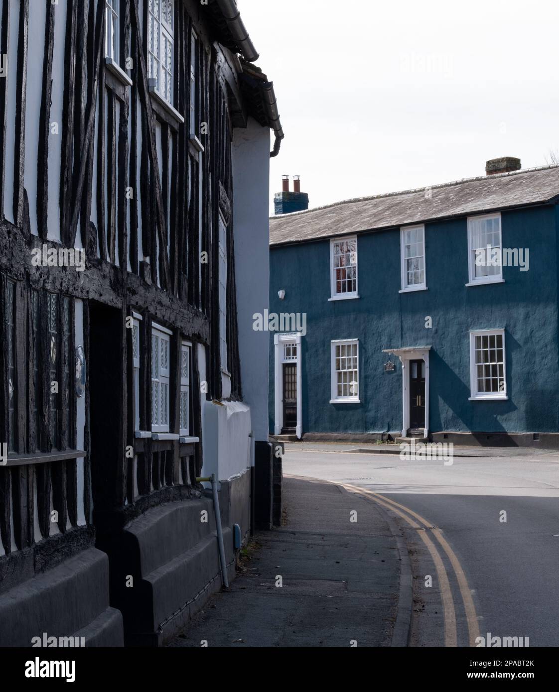 Historic buildings in the quaint rural village of Melbourn, south-west ...