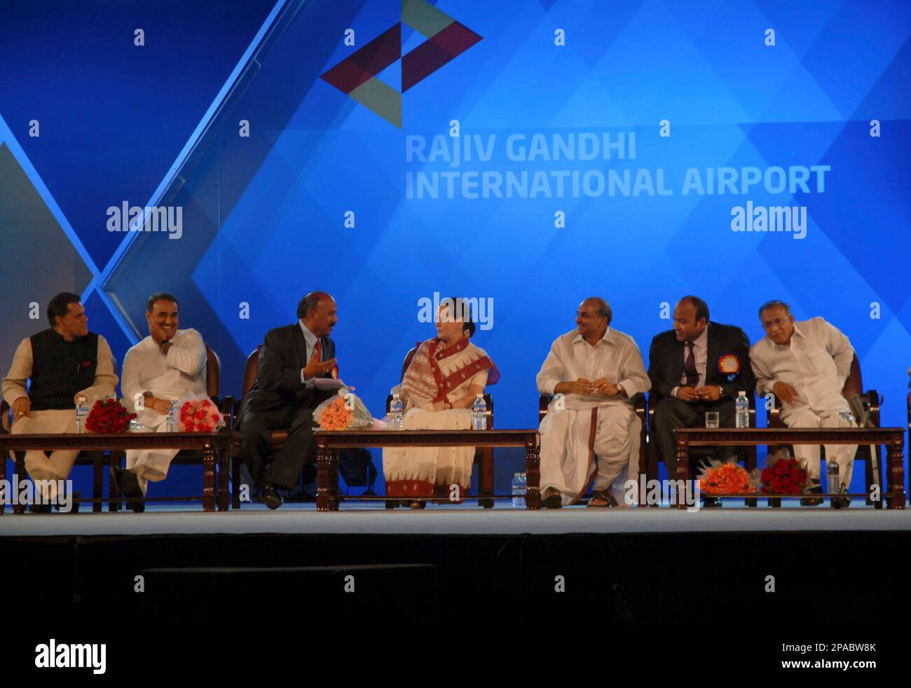 From left to right, United Progressive Alliance Chairperson Sonia ...