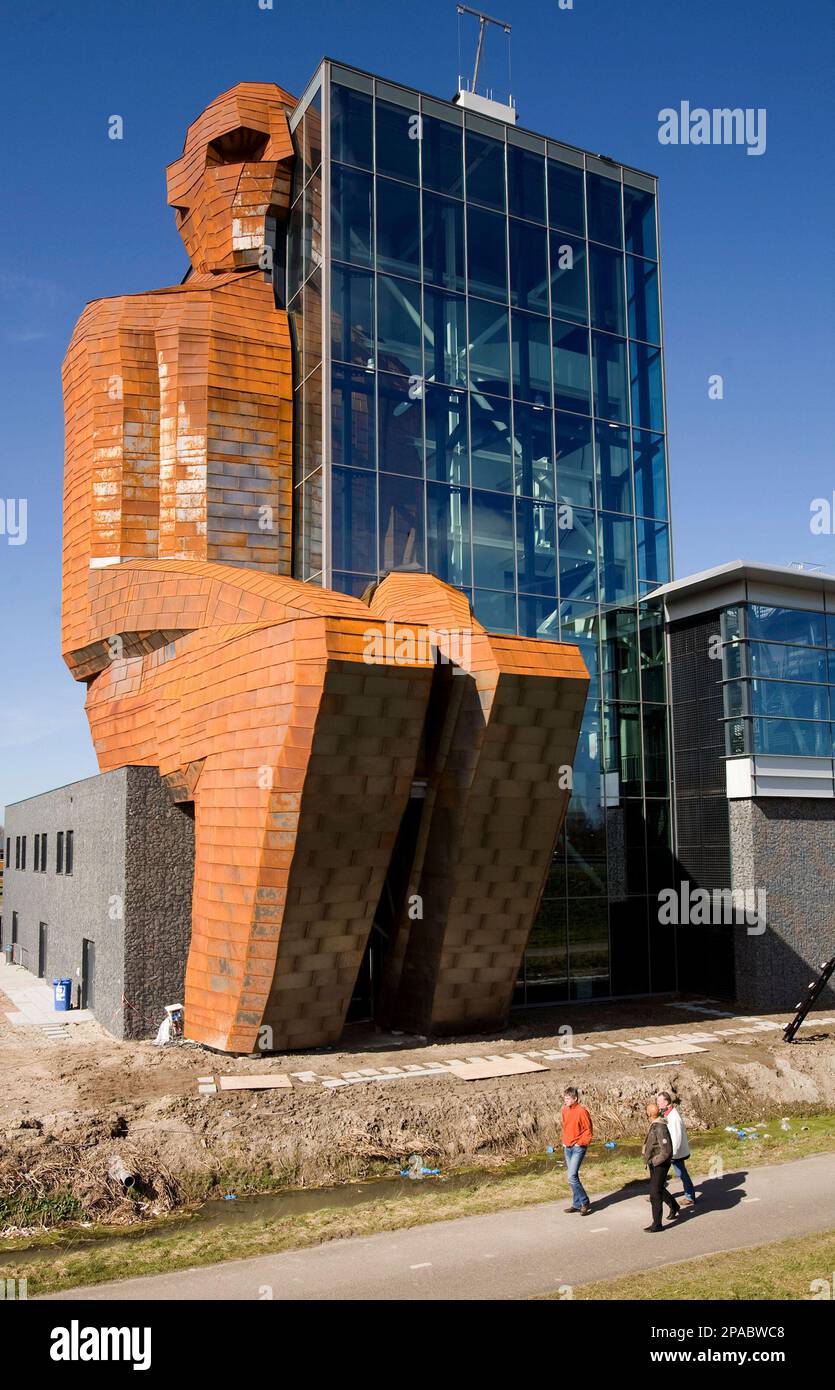 The "Corpus" building is seen in Oegstgeest, 35 kilometers (21 miles ...