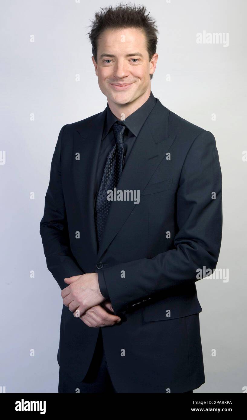 Actor Brendan Fraser poses for portrait backstage at the ShoWest ...