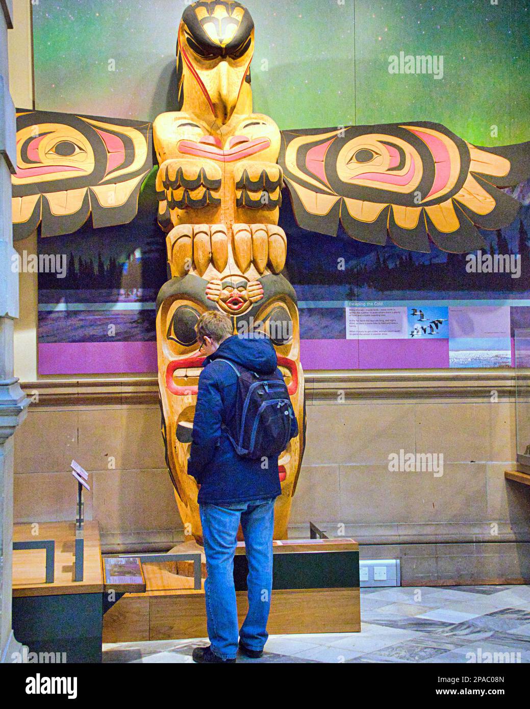 Scotland museum totem pole hi-res stock photography and images - Alamy
