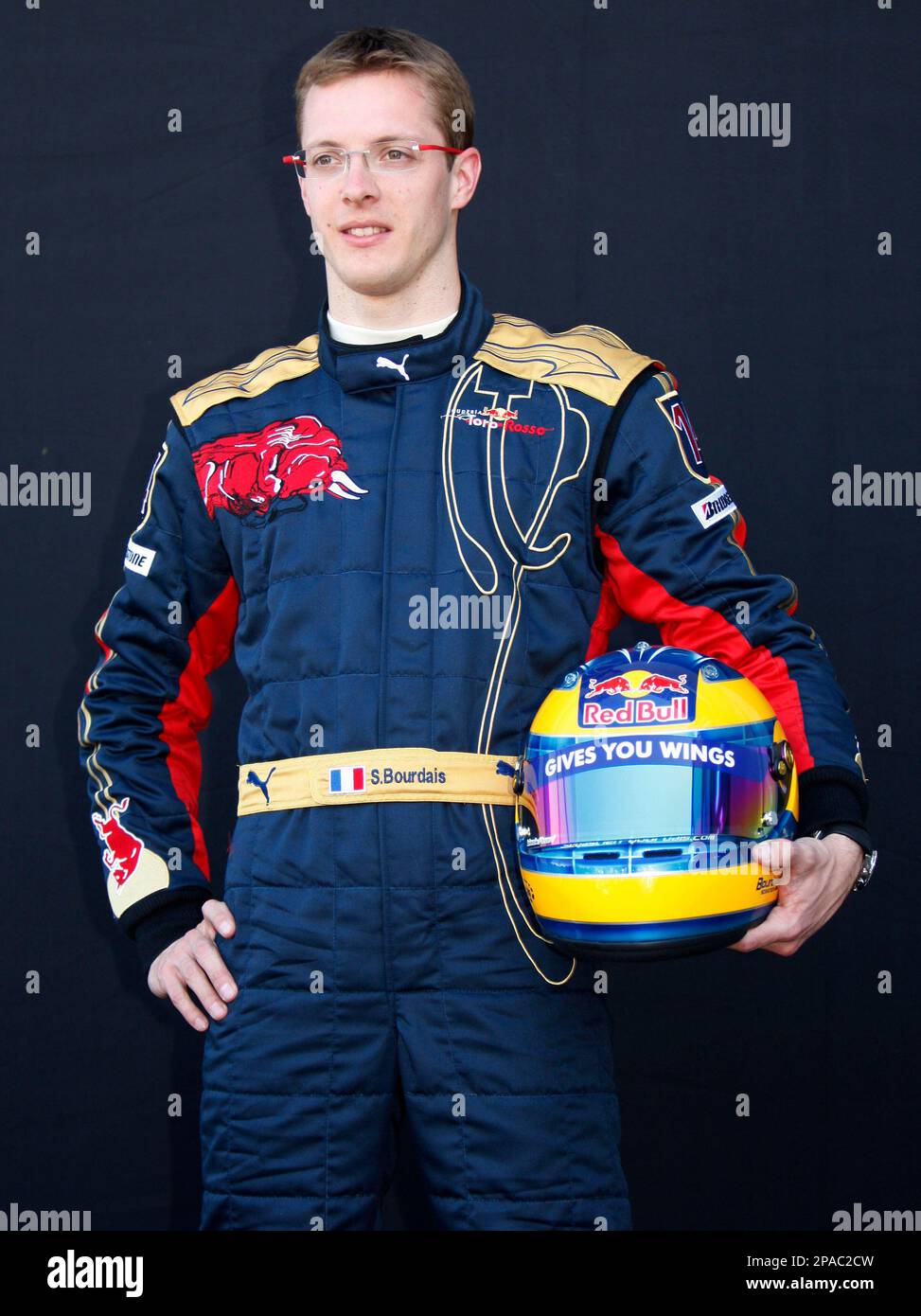 Toro Rosso Formula One driver Sebastien Bourdais of France poses for ...