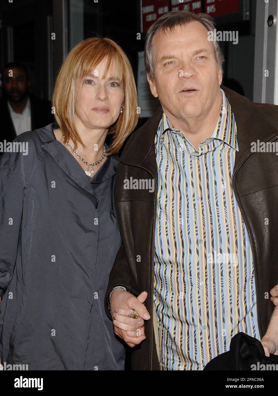 Singer Meat Loaf and wife Deborah Gillespie attend the premiere for ...
