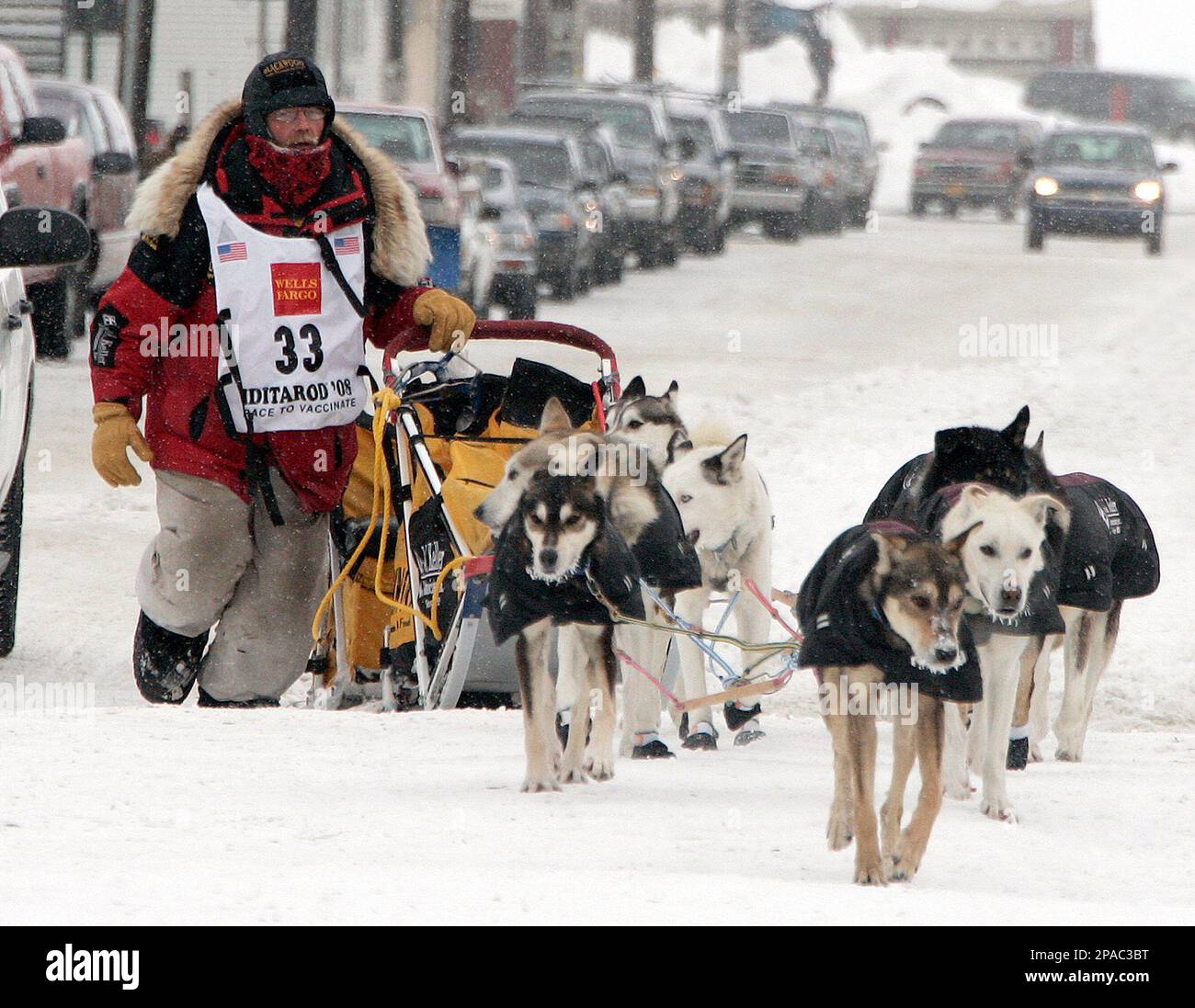 Mitch Seavey,of Sterling, Alaska, who won the Iditarod Trail Sled Dog ...
