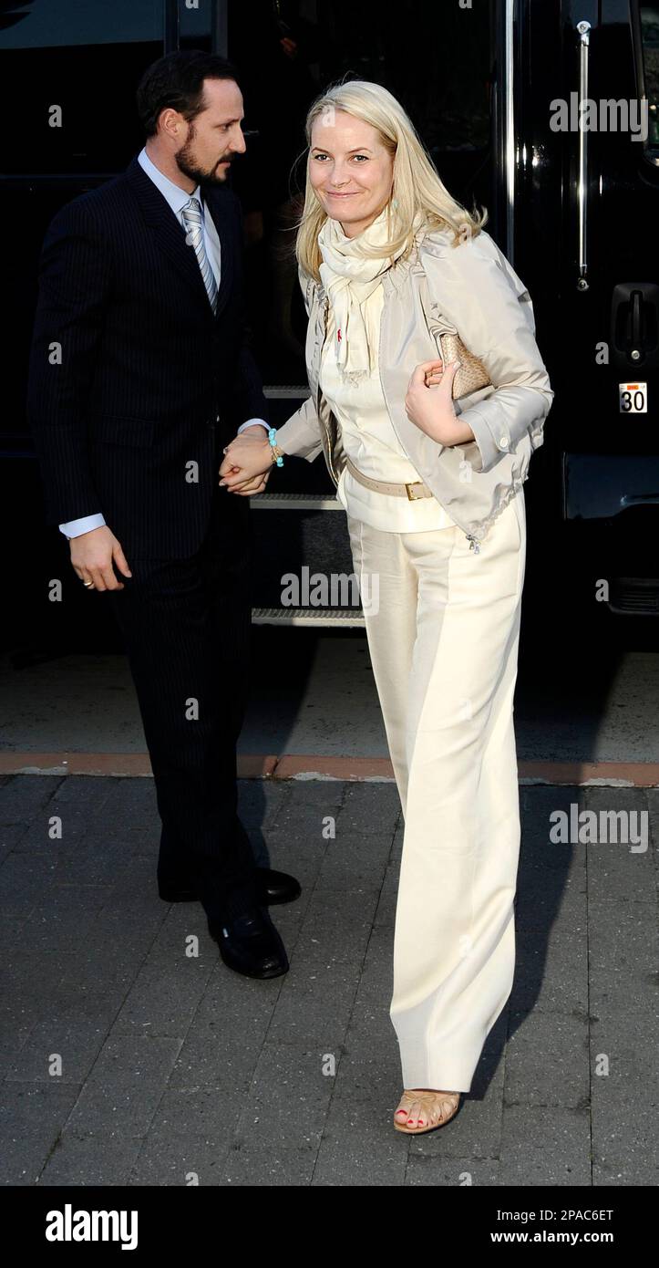 The Norwegian Royal couple Crown Princess Mette-Marit and Crown Prince ...