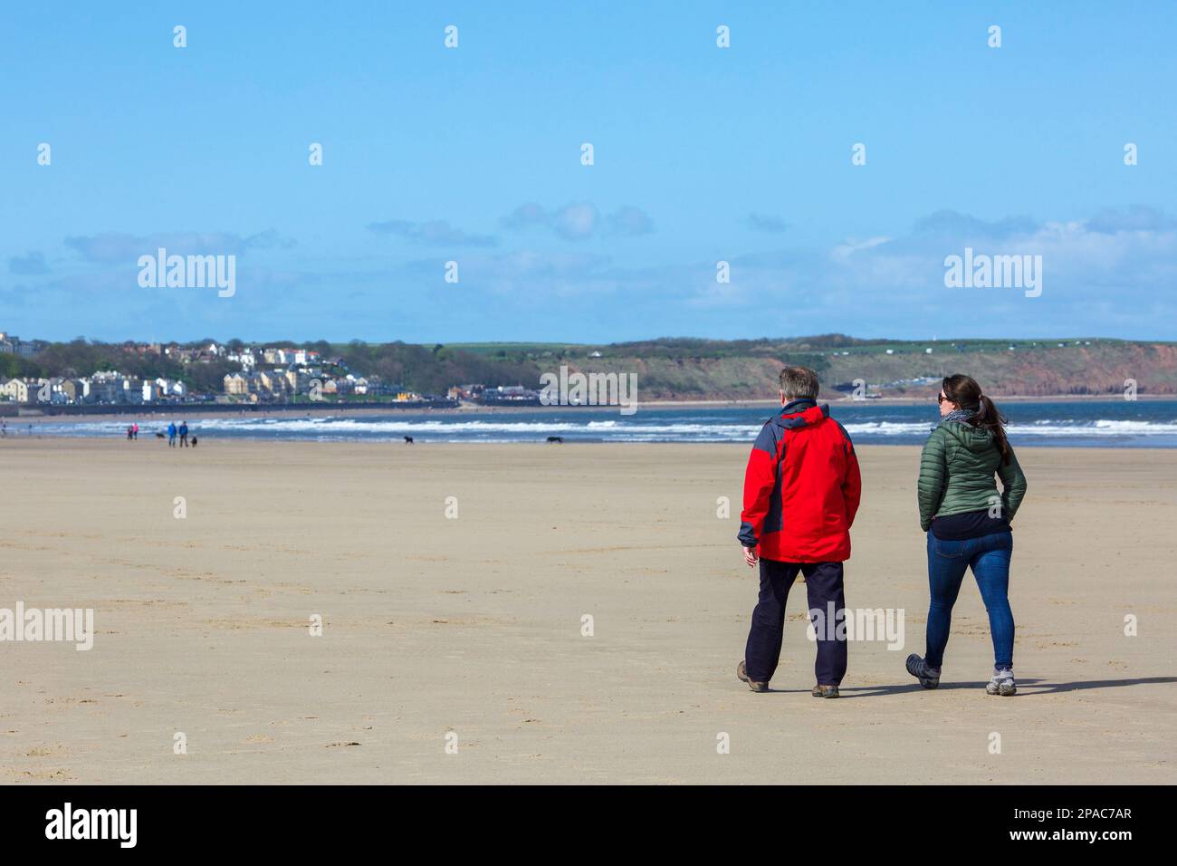 Filey Beach, Hunmanby Gap, North Yorkshire, England Stock Photo - Alamy