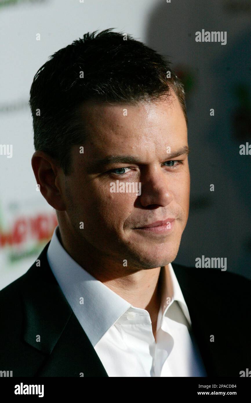U.S. actor Matt Damon arrives for the Empire Film Awards at the ...