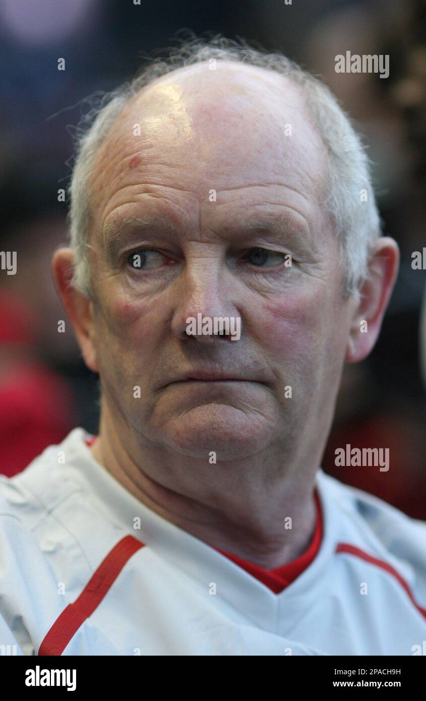 England's head coach Brian Ashton after being defeated by Scotland 15-9 ...