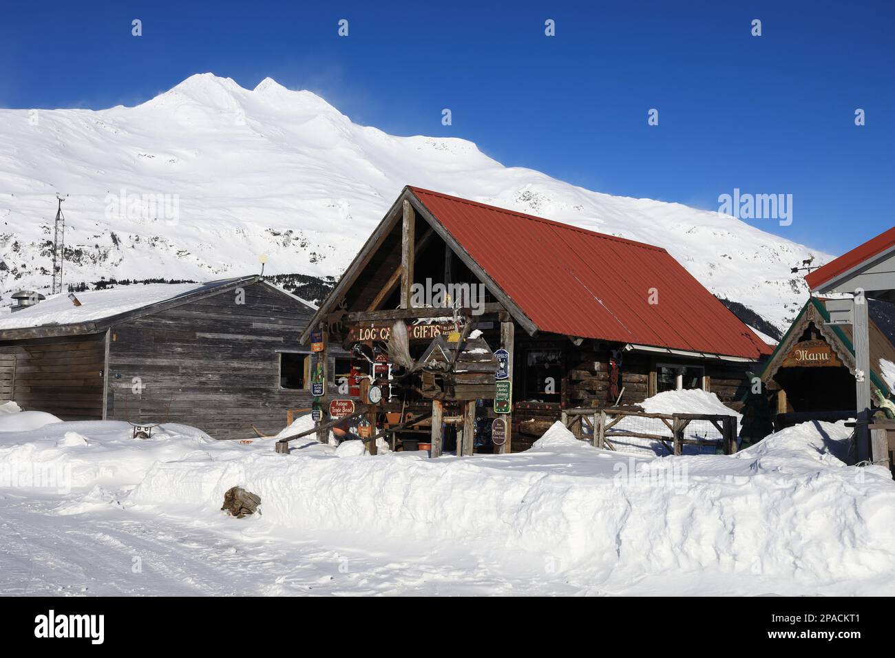 Beautiful snowcovered peaks mountains hi-res stock photography and ...