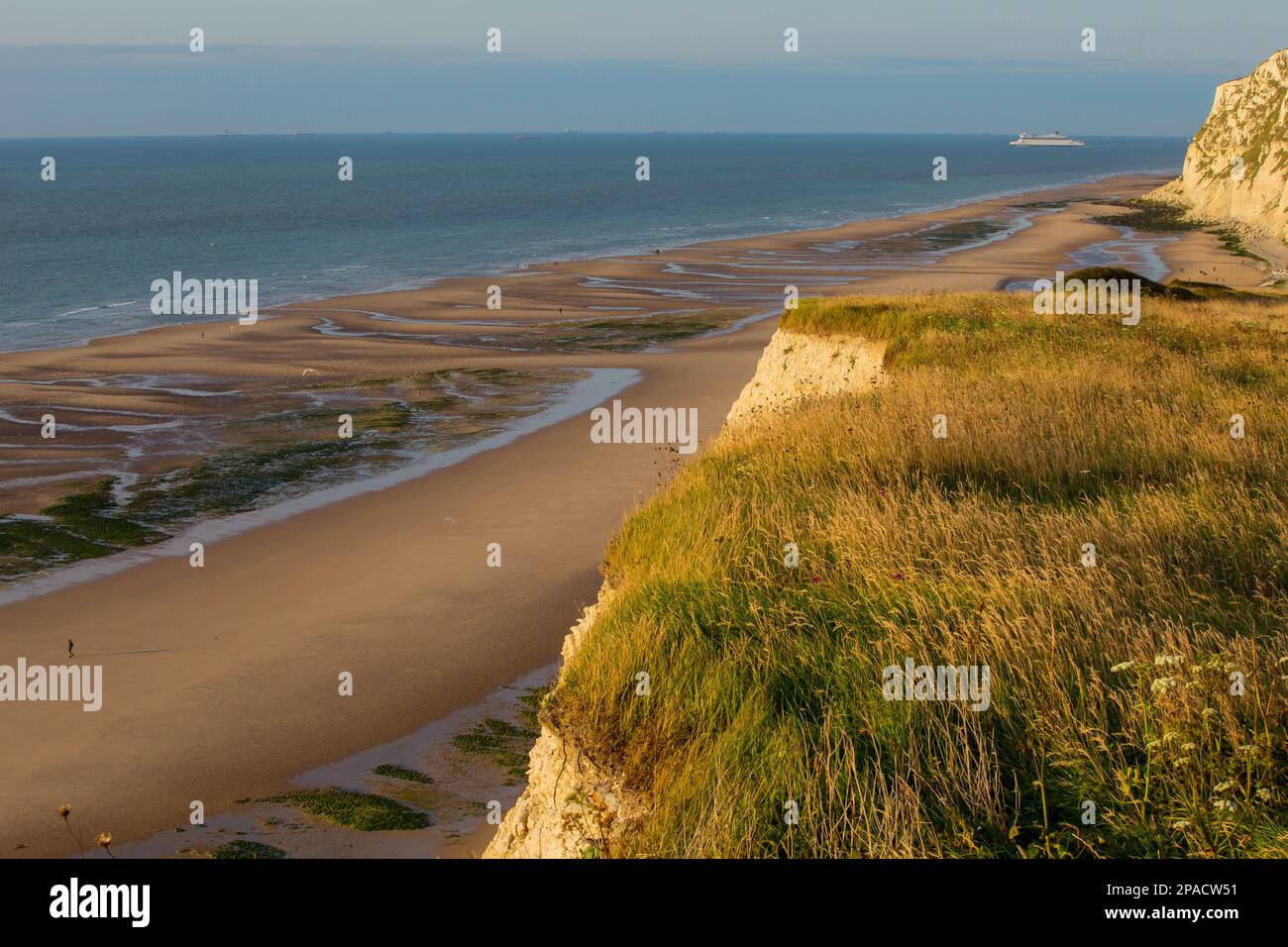 Beach in Cap Blanc Nez, France Stock Photo - Alamy