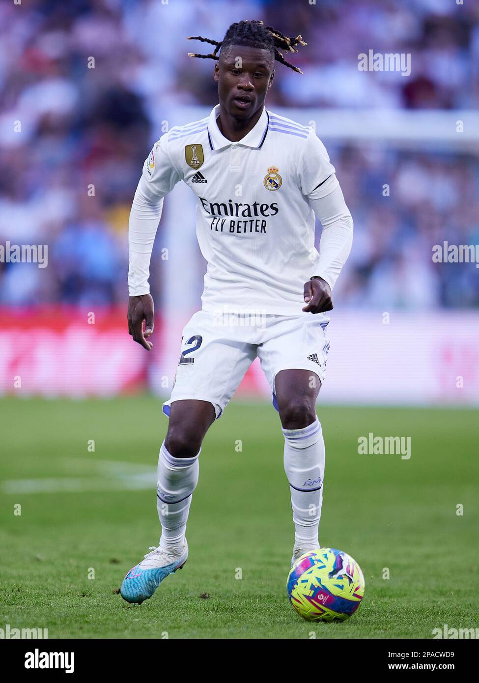 Madrid, Madrid, Spain. 11th Mar, 2023. Eduardo Camavinga of Real Madrid ...