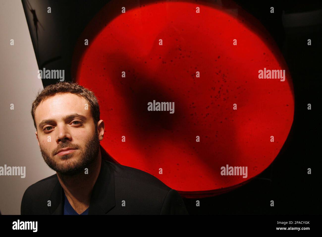 Jordan Eagles, a New York artist who uses cow's blood as a painting ...