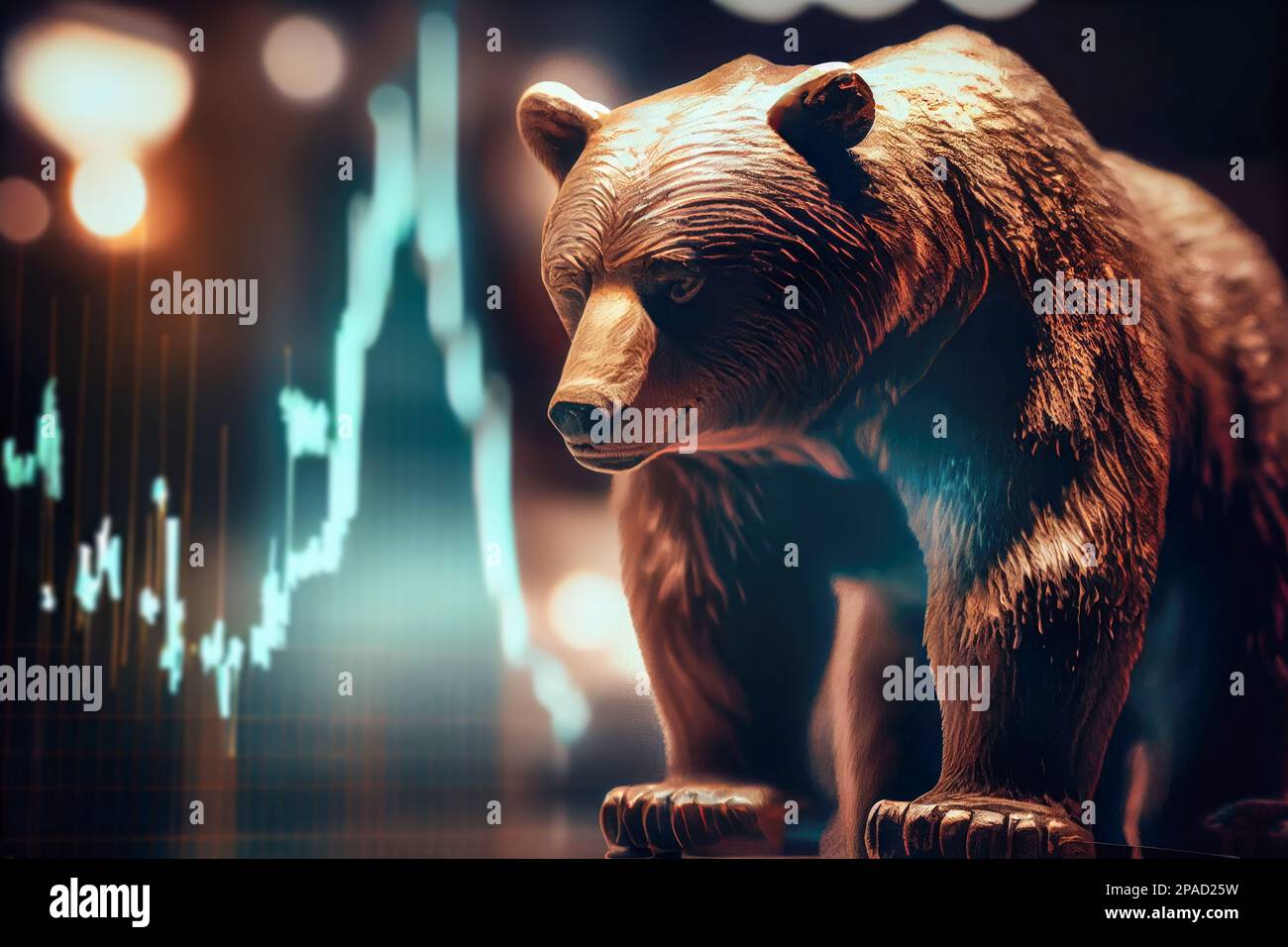 Bear market chart hi-res stock photography and images - Alamy