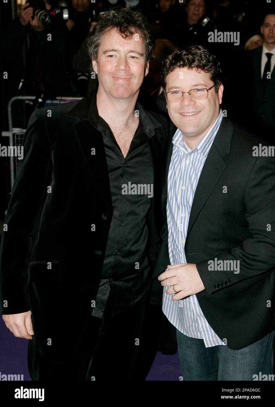 British director Vadim Jean, left, and U.S. actor Sean Astin attend the ...