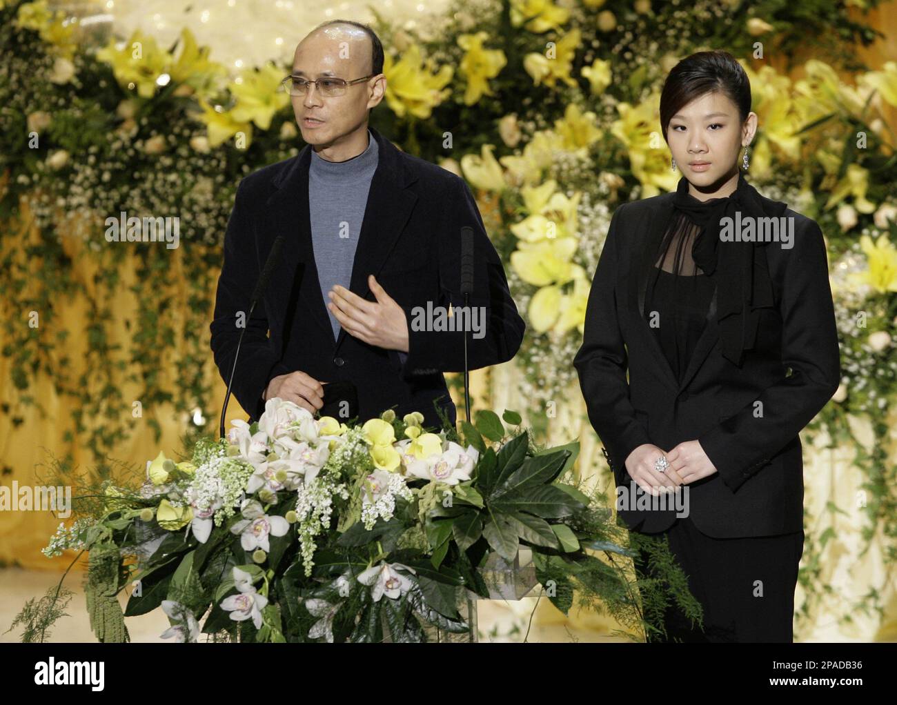 Lydia Sum's ex-husband Adam Cheng, left, and her daughter Joyce Cheng ...
