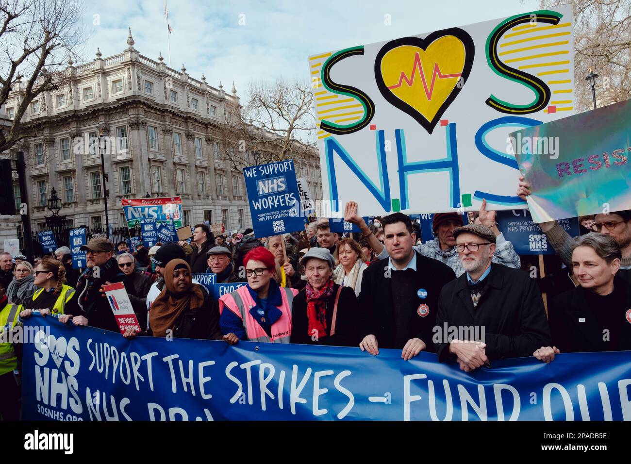 London, UK. 11 MAR 2023. Save Our NHS: National Demonstration by NHS ...