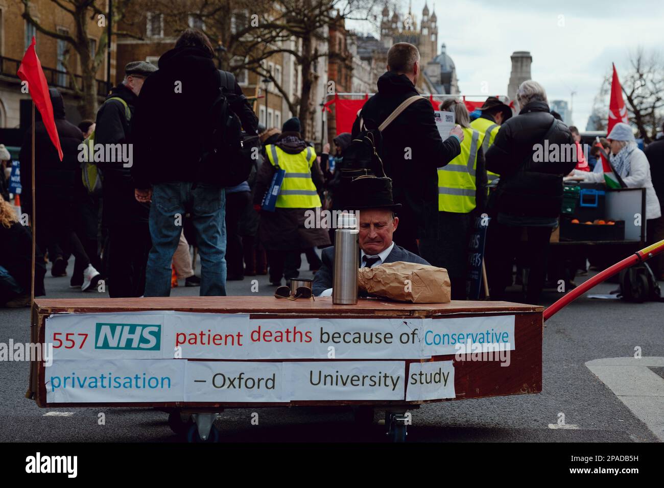 London, UK. 11 MAR 2023. Save Our NHS: National Demonstration by NHS ...