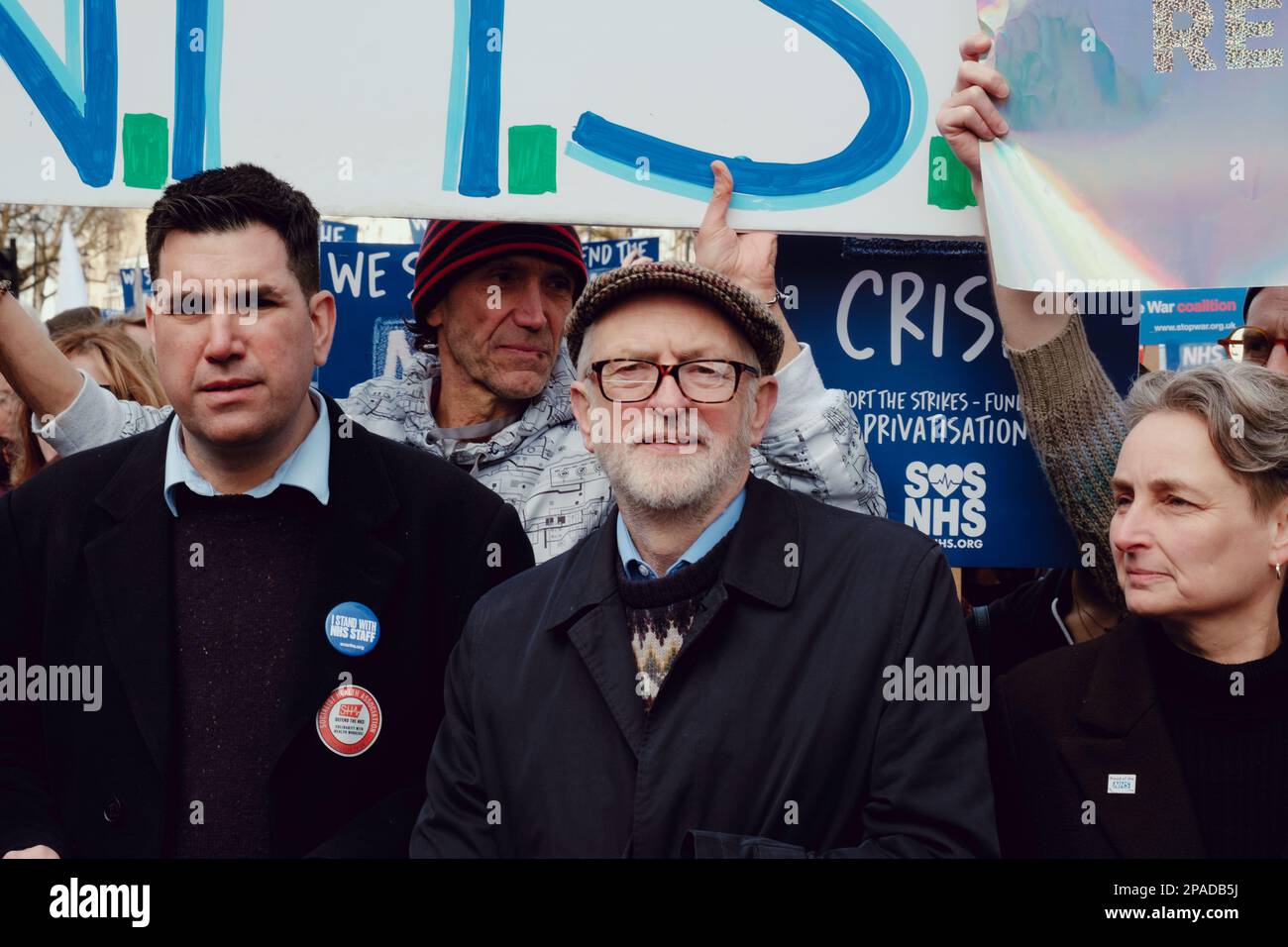 London, UK. 11 MAR 2023. Save Our NHS: National Demonstration by NHS ...
