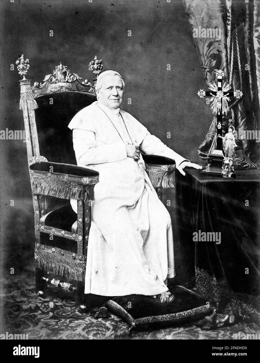 Pope pius ix Black and White Stock Photos & Images - Alamy