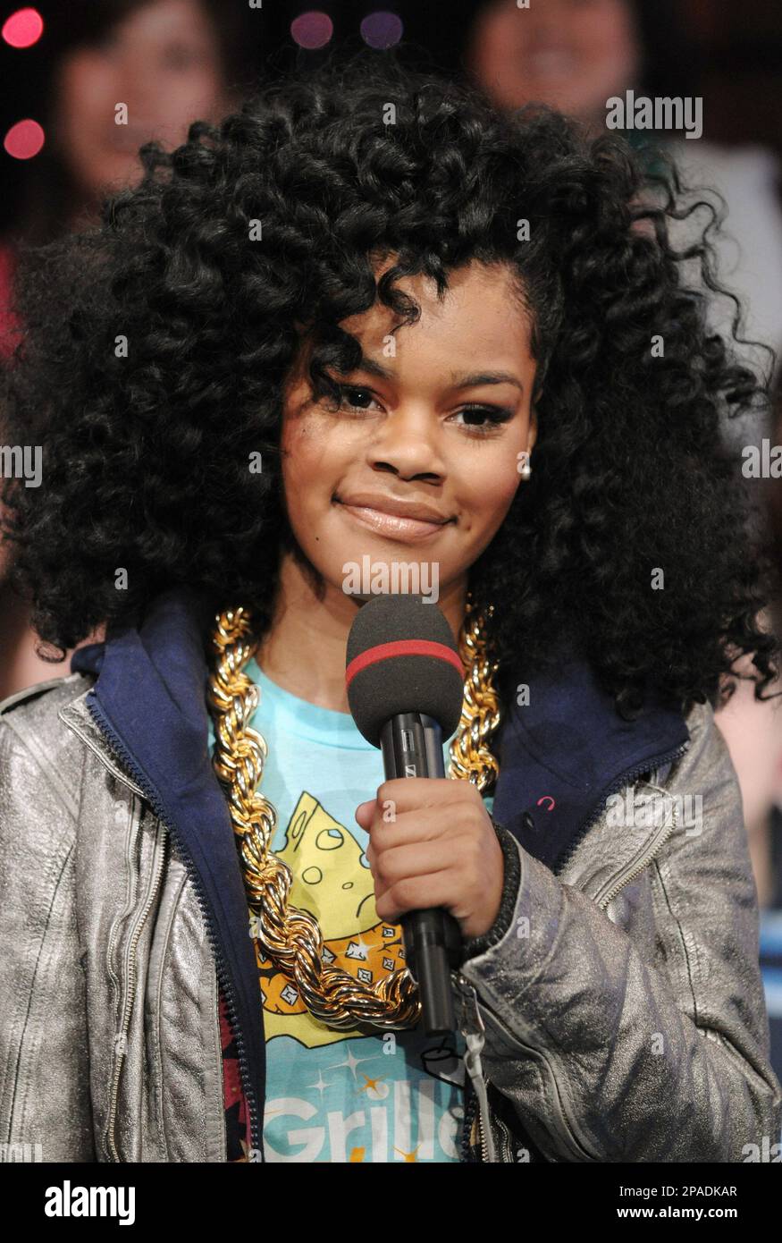 Hip-hop music artist Teyana Taylor makes an appearance on MTV's "Total ...