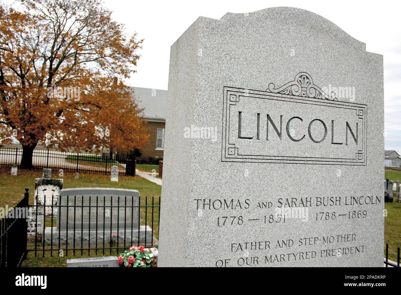 **ADVANCE FOR FRIDAY PMS, FEB. 29** The gravesites of Thomas and Sarah ...