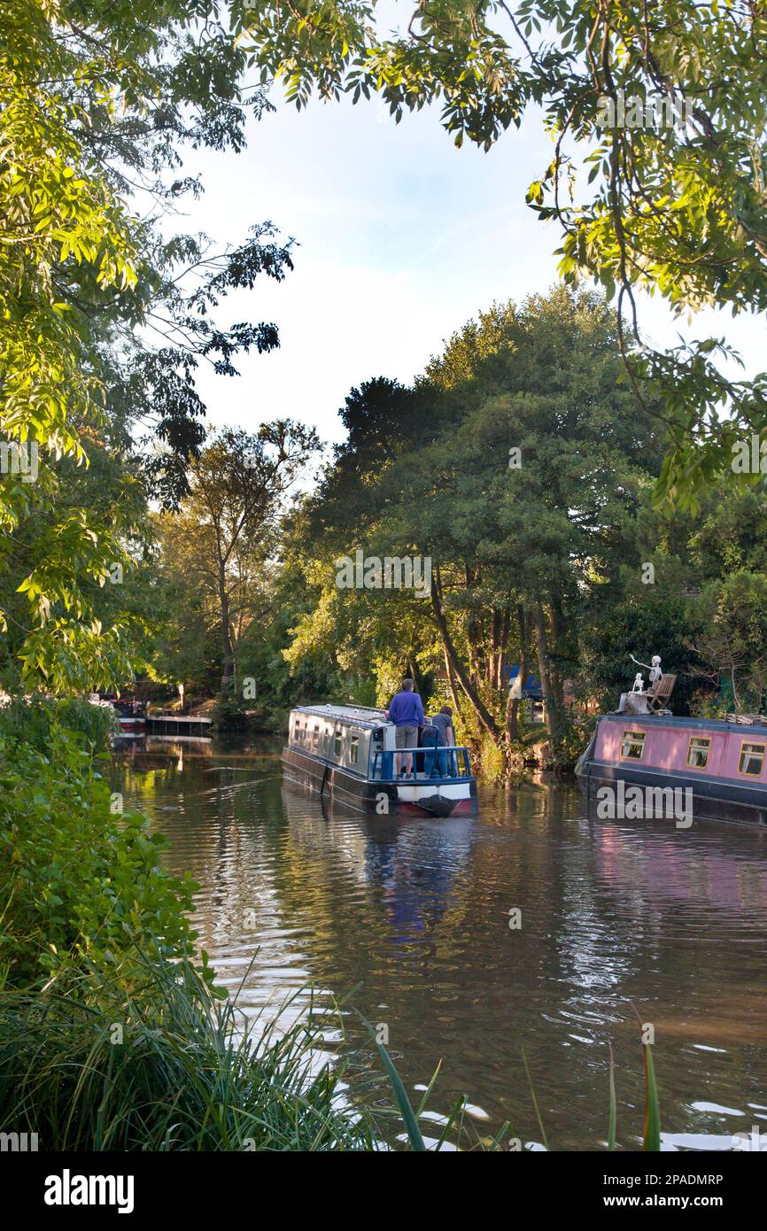 Worcester & Birmingham canal at Alvechurch marina, Worcestershire Stock ...