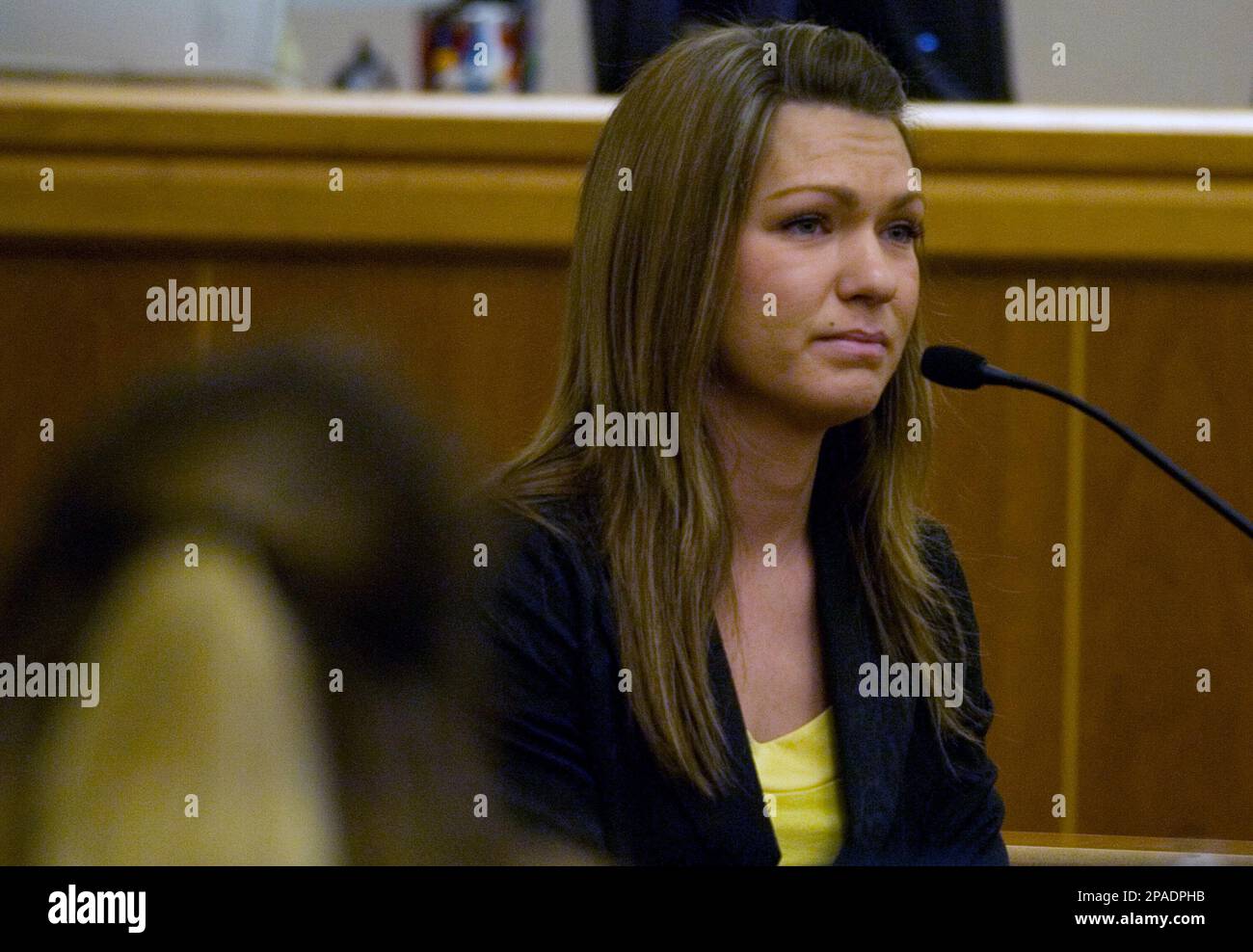 Michelle Moore, a confidant of Shawna Nelson, who is on trial for the ...