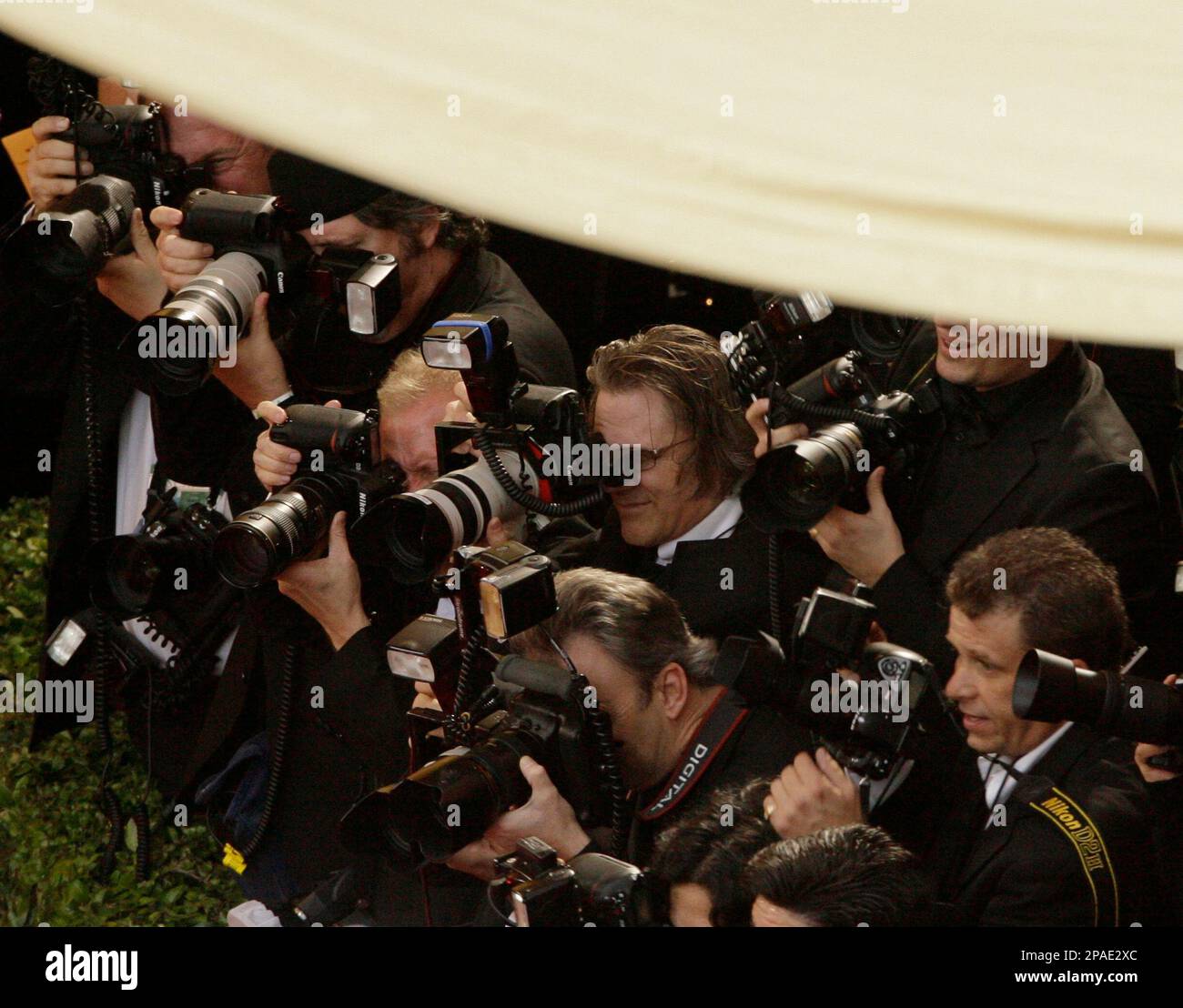Photographers are seen at the arrivals at the 80th Academy Awards ...