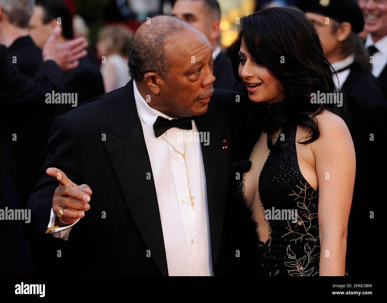 Quincy Jones and guest arrive at the 80th Academy Awards at the Kodak ...
