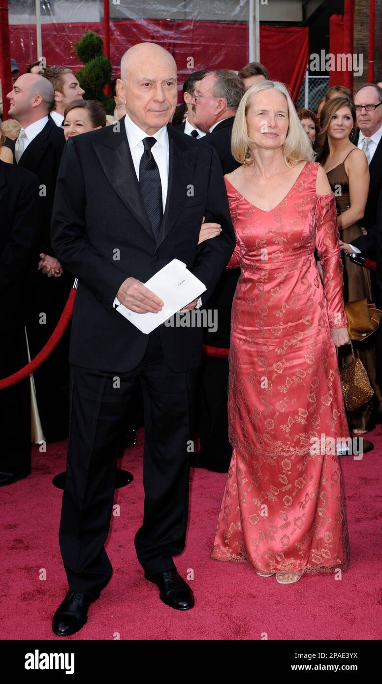 Actor Alan Arkin, left, and wife Suzanne Newlander Arkin arrive for the ...