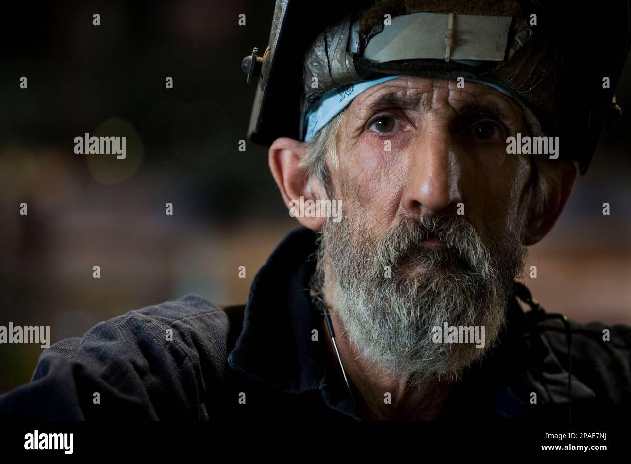 Welder Larry Brizendine poses for a portrait at Banker Steel on ...