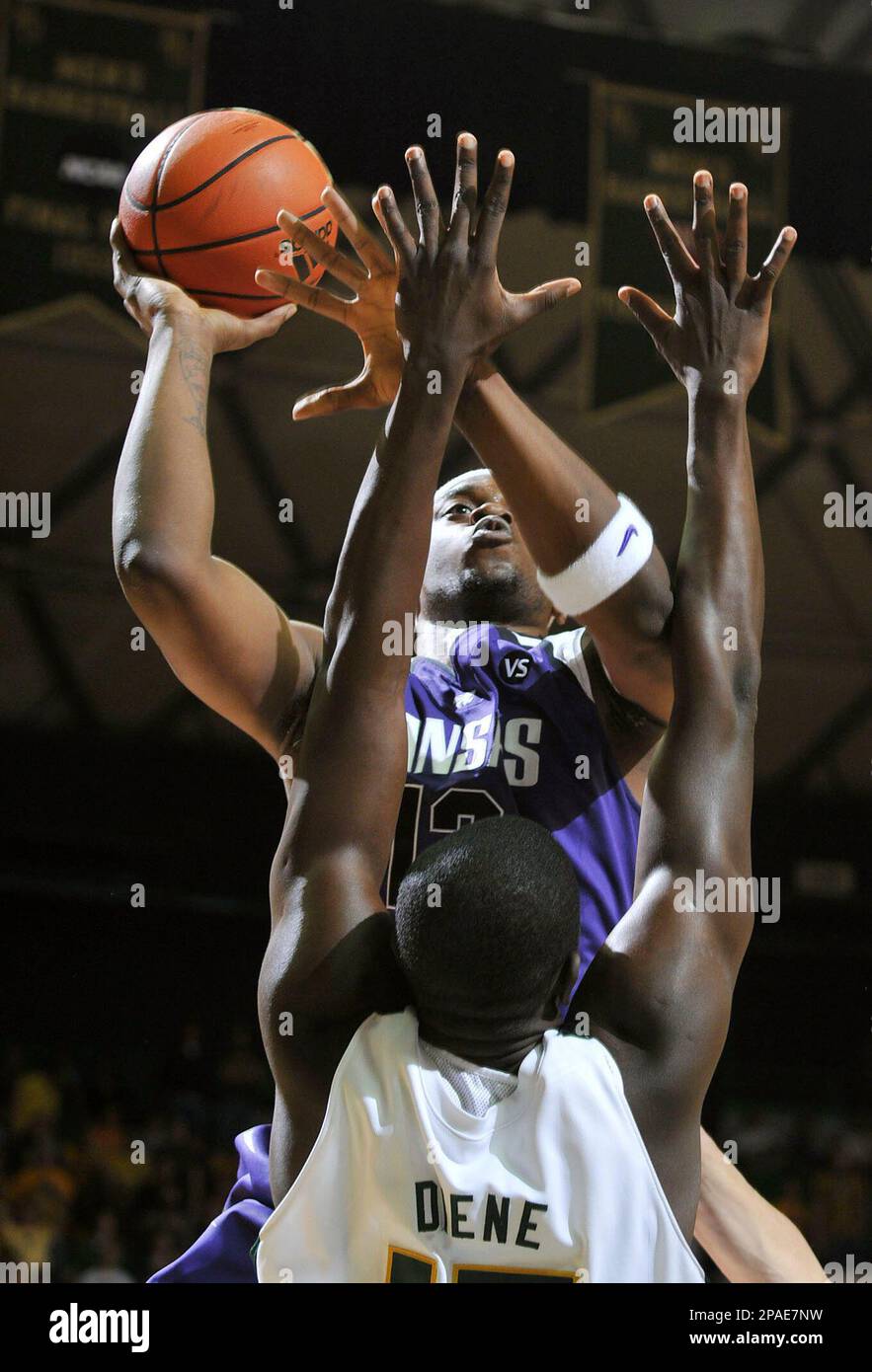 Kansas State's Bill Walker shoots over Baylor's Mamadou Diene (15 ...