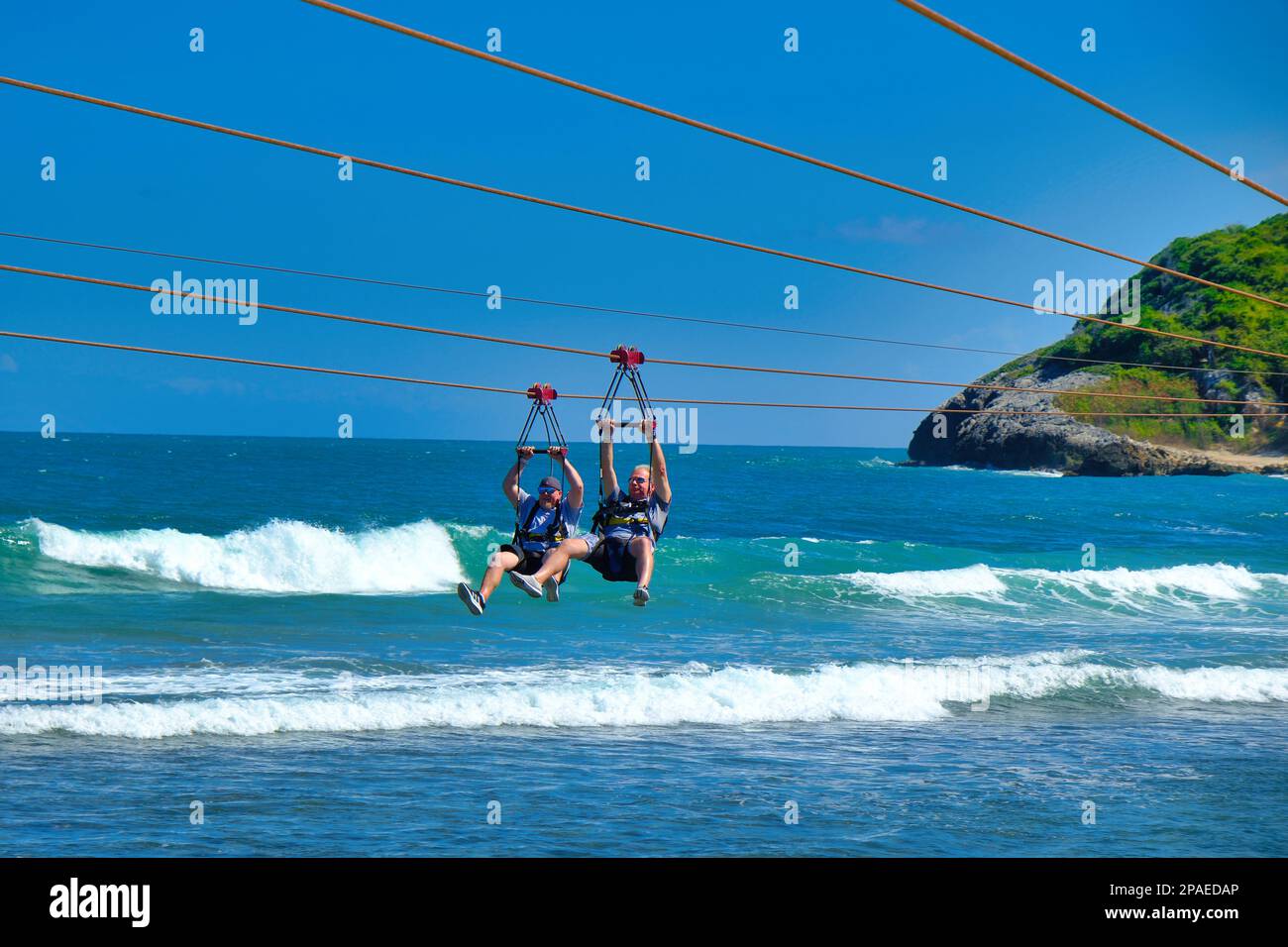 LABADEE, HAITI -January 31, 2023: Labadee is a port located on the ...