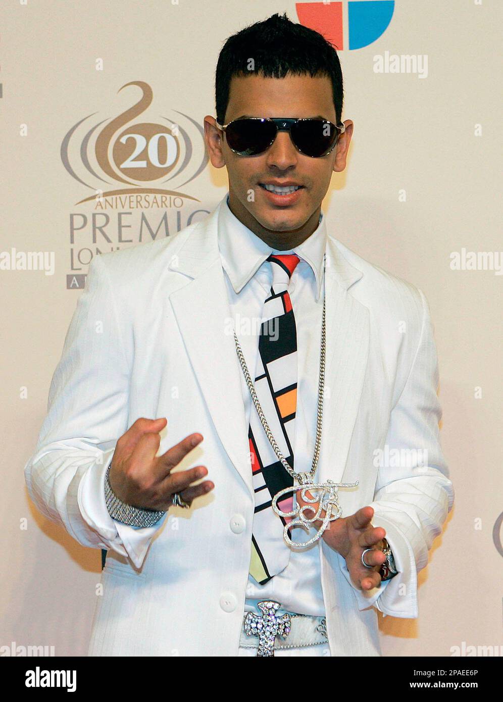 Reggaeton singer Tito El Bambino, of Puerto Rico, poses for ...