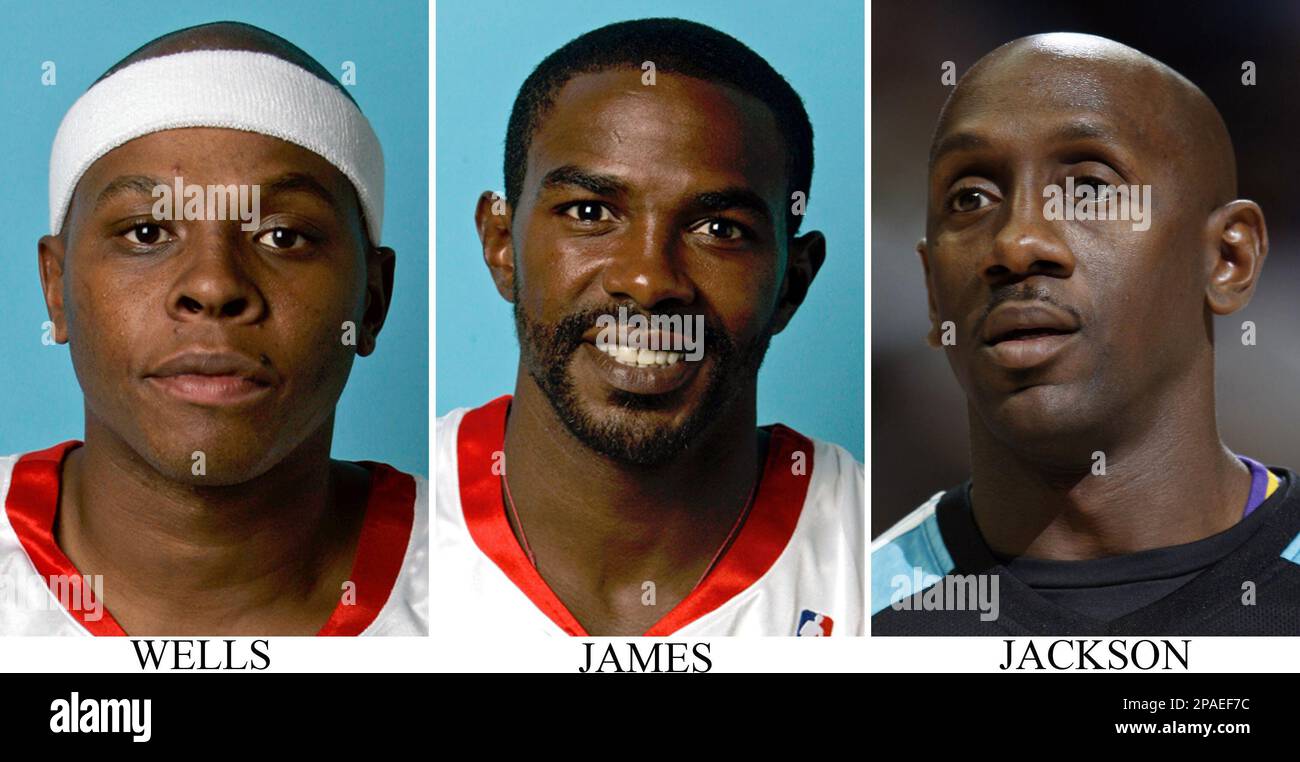 ** FILE ** These are 2007 file photos showing Bonzi Wels, Mike James ...