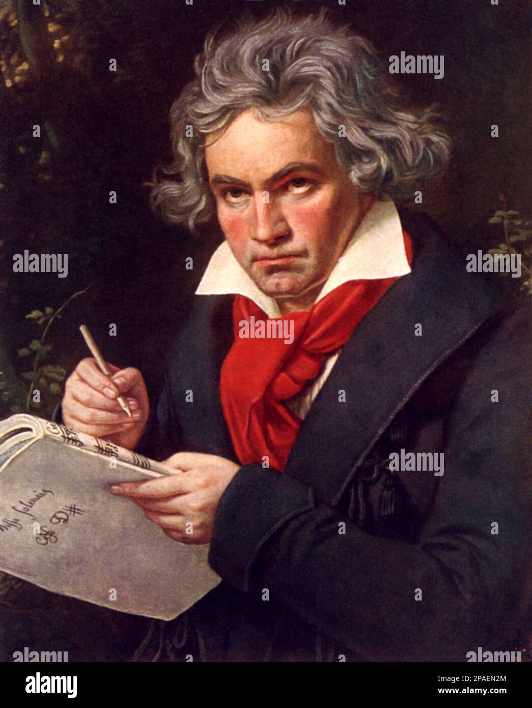 The german composer LUDWIG Van BEETHOVEN ( Bonn 1770 - Wien 1827 ...