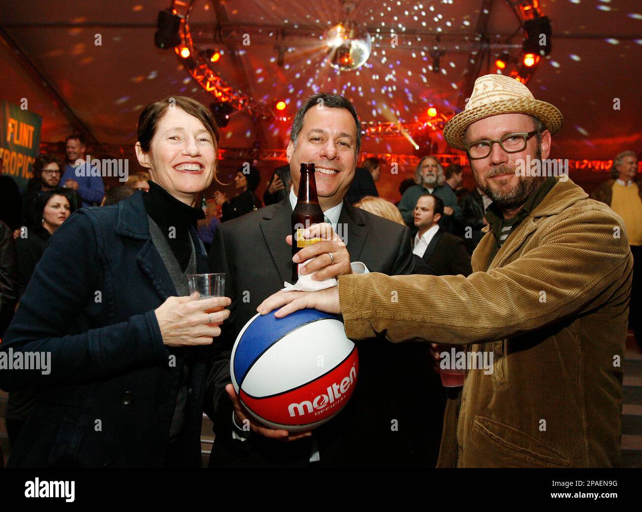Directors Kent Alterman, center, Jonathan Dayton, right, and Valerie ...