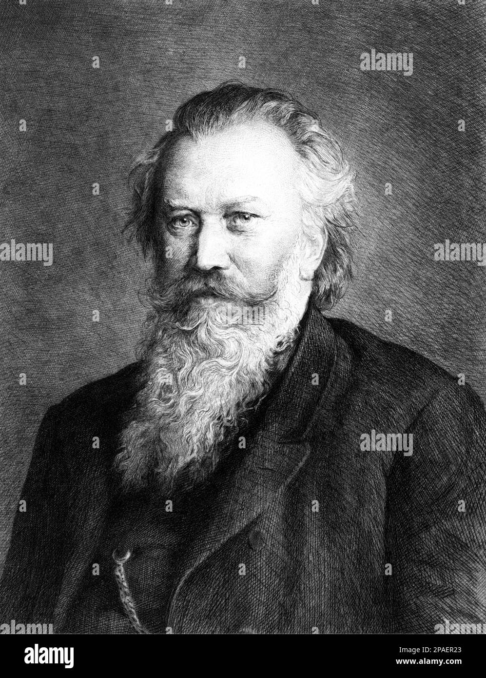 1891 : The celebrated german music composer JOHANNES BRAHMS ( Hamburg ...