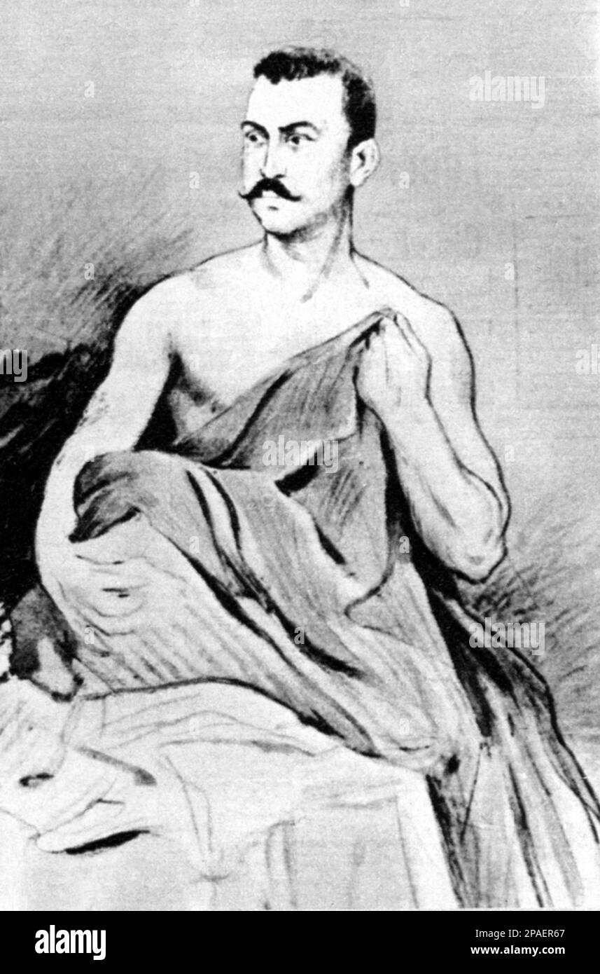 1900, Italy : The anarchist GAETANO BRESCI (Chiesanuova , Prato ...