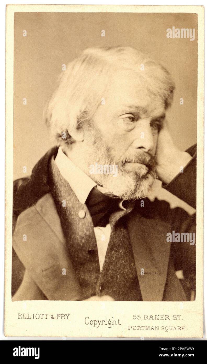 The Scotish historian THOMAS CARLYLE ( Ecclefechan 1795 - London 1881 ...