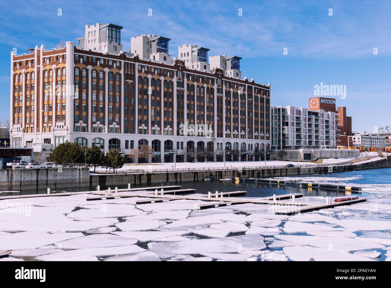 Montreal, Quebec, Canada, march 2023, Buildings in downtown, on the ...